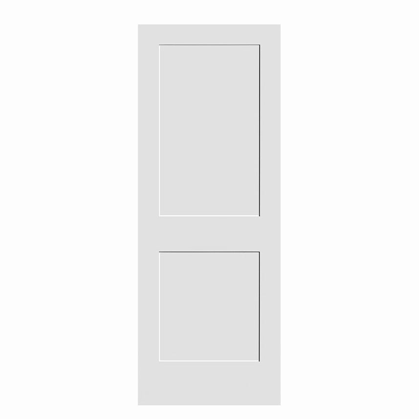 2 Panel Shaker Interior Door MDF Primed† — Cambridge Crown and Trim
