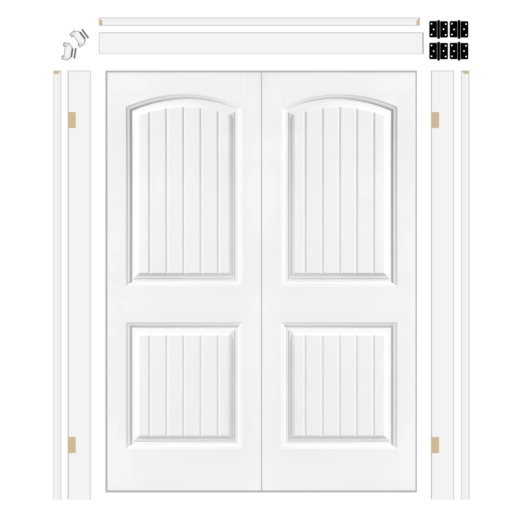 Lopez Hollow Core Double Door with 4-5/8" Jamb Kit* — Cambridge Crown ...