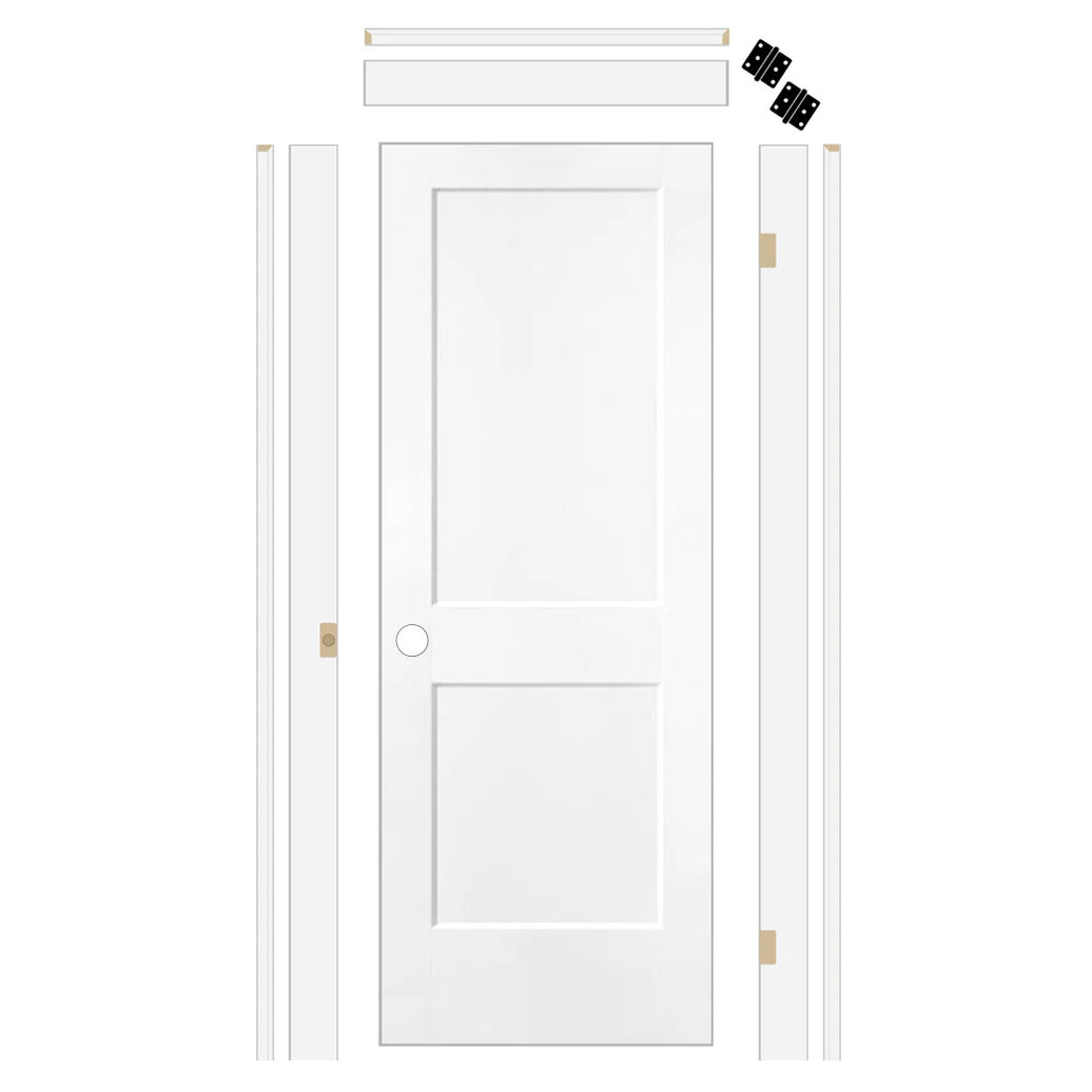 Whitman Solid Core Door with 4-5/8" Jamb Kit* — Cambridge Crown and Trim