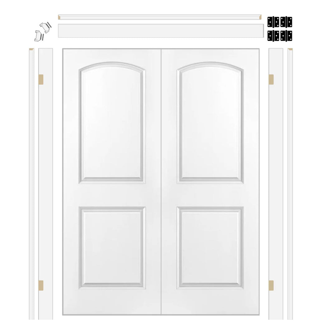 Roman Hollow Core Double Door with 6-5/8" Jamb Kit* — Cambridge Crown ...