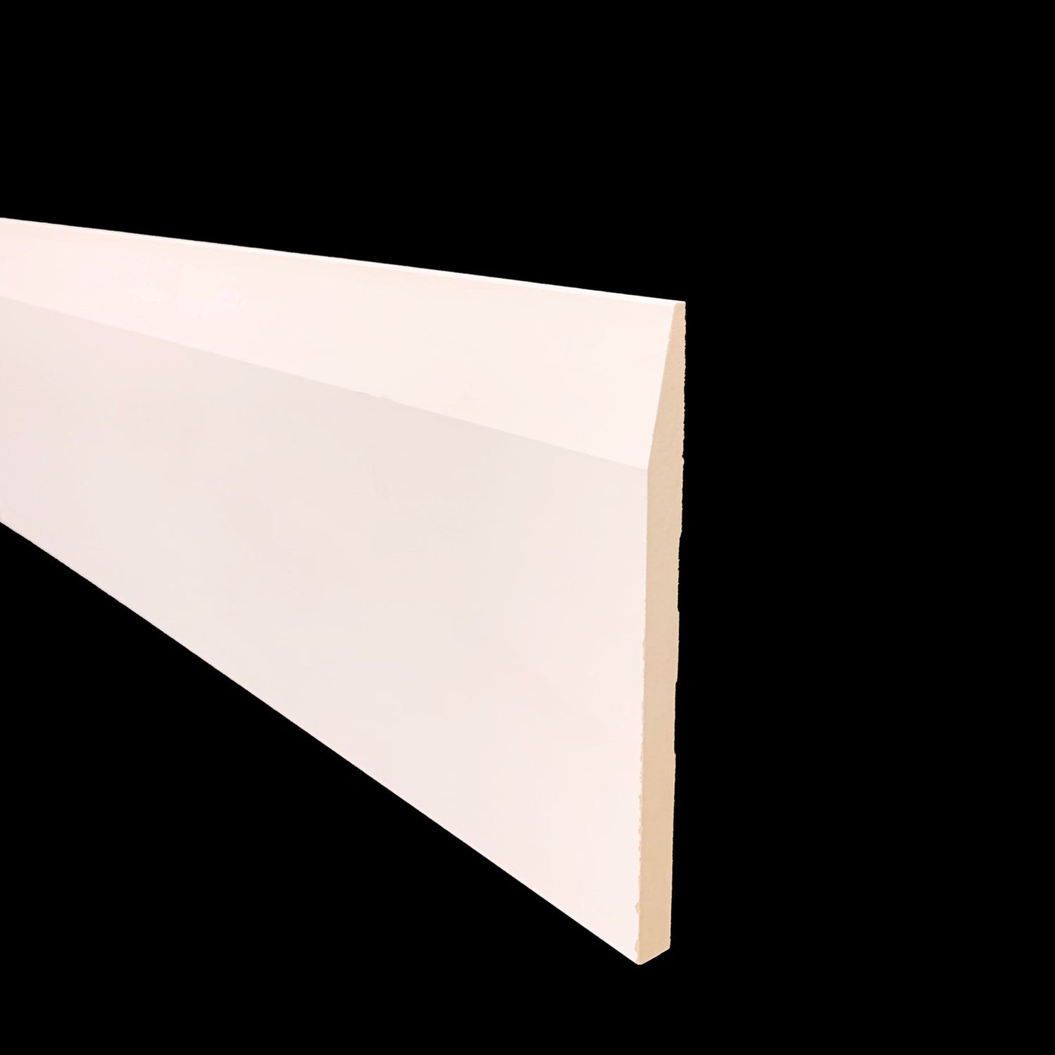 7-1/4" x 1/2" MDF Chamfered Baseboard — Cambridge Crown and Trim