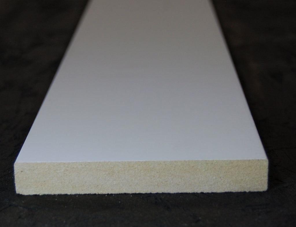 4-1/2"x 5/8" MDF Primed 3 Sides Flat Stock – Cambridge Crown and Trim